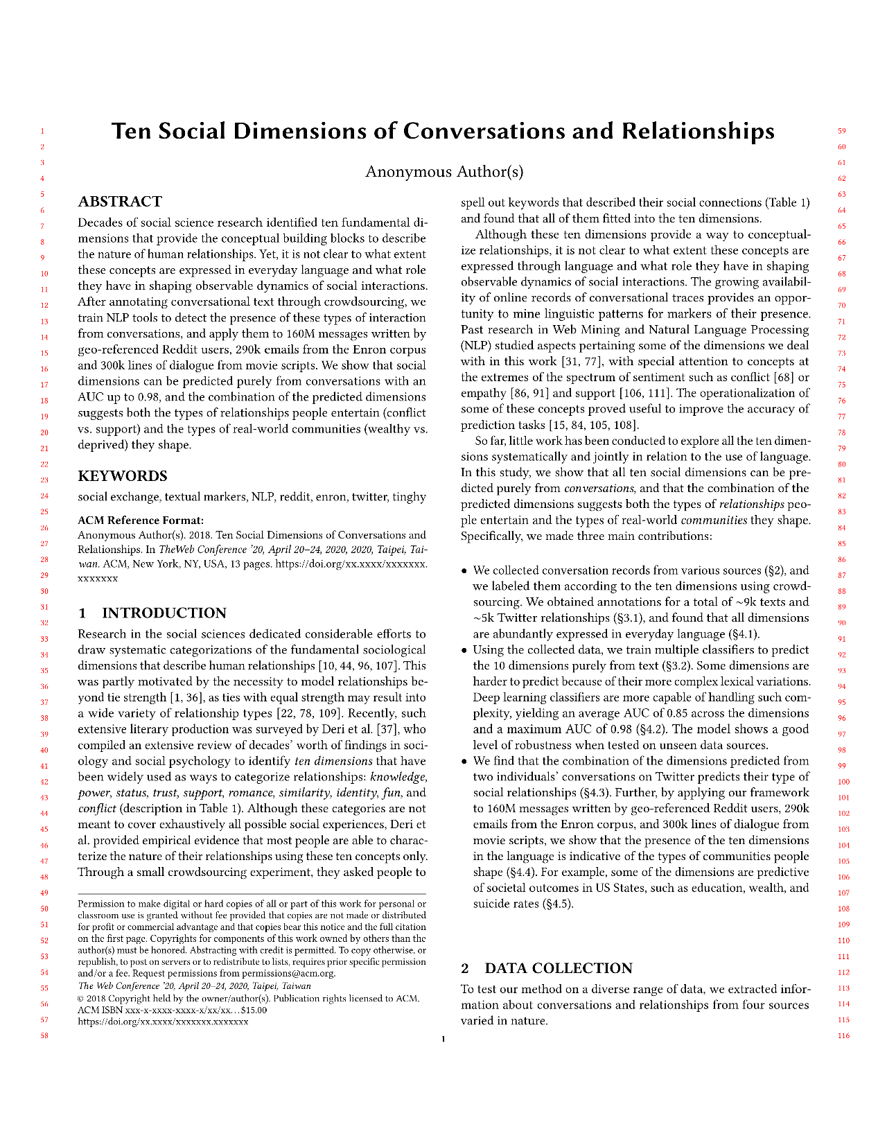 Ten Social Dimensions of Conversations and Relationships | Nokia.com